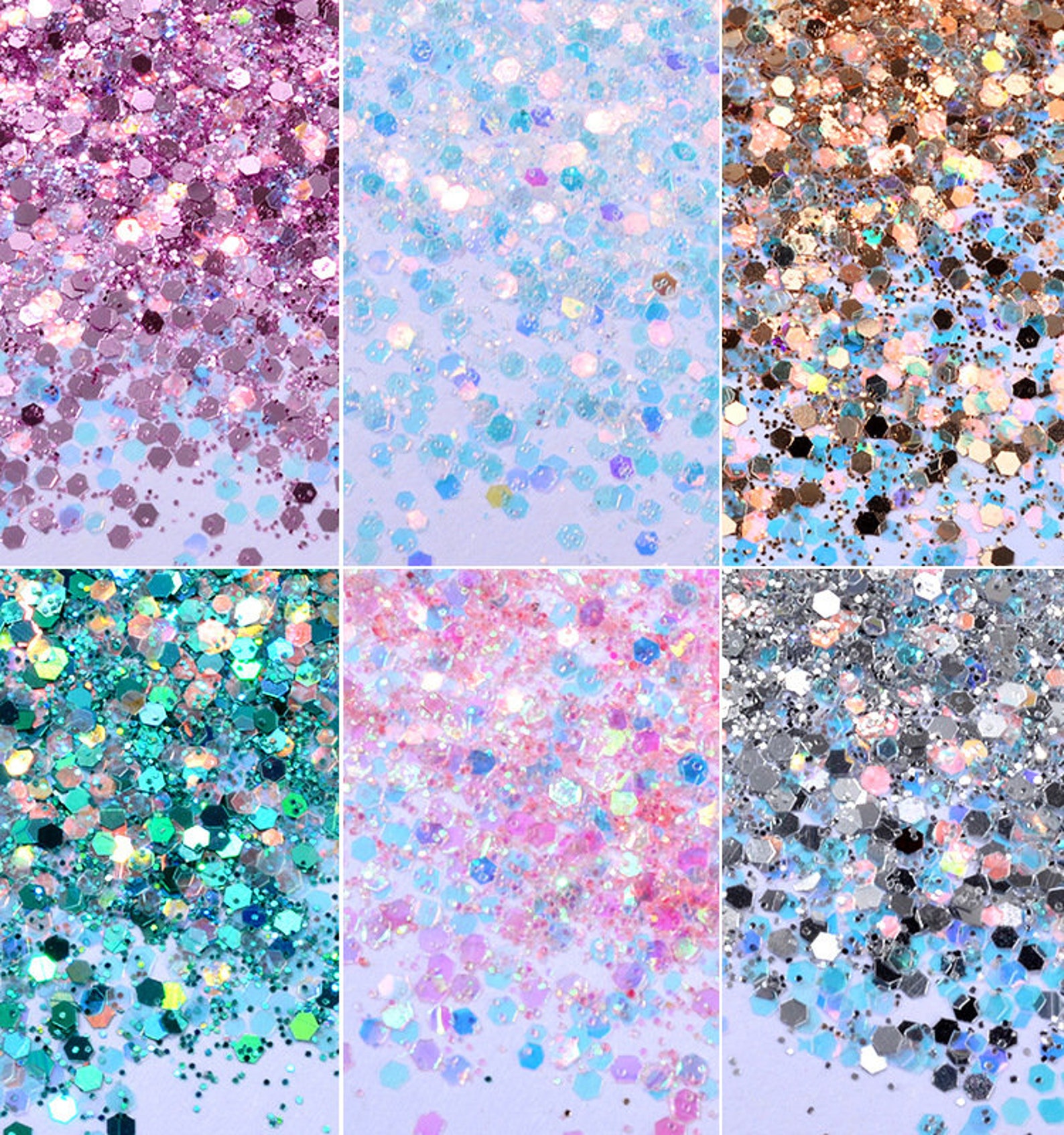 Set of Mixed Sequins Decorationsdiy Deco Blingirregular - Etsy