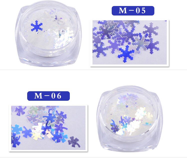12 Styles Sequins Decorationsblue Light Sequins Diy Deco - Etsy