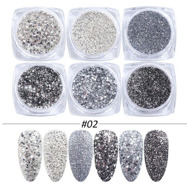 Nail Art Powder Dust Shimmer Decorationshiny Nail - Etsy