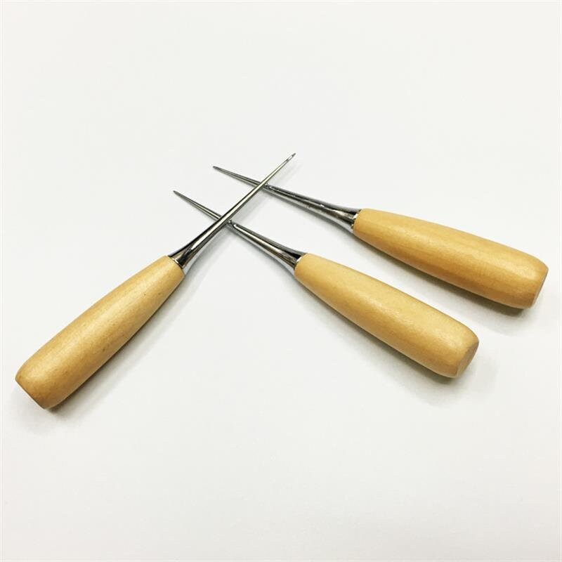 Wooden Handle Awls DIY Leather Tent Sewing Awl Shoes Repair - Etsy