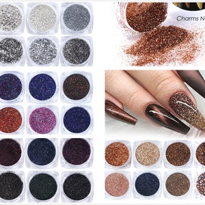 Nail Art Powder Dust Shimmer Decoration,shiny Nail Glitter,shimmer ...
