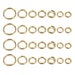 100 Pcs Gold Plated Stainless Steel Loopopen Jump Rings for - Etsy