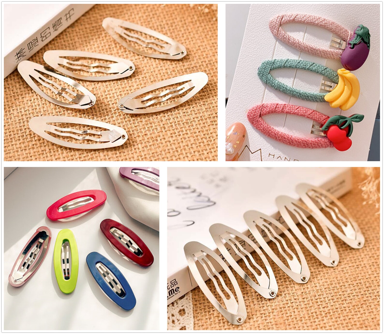 20/50 Pcs 4-8cm Metal Snap Clipswater Drop Clip BB Clipoval - Etsy