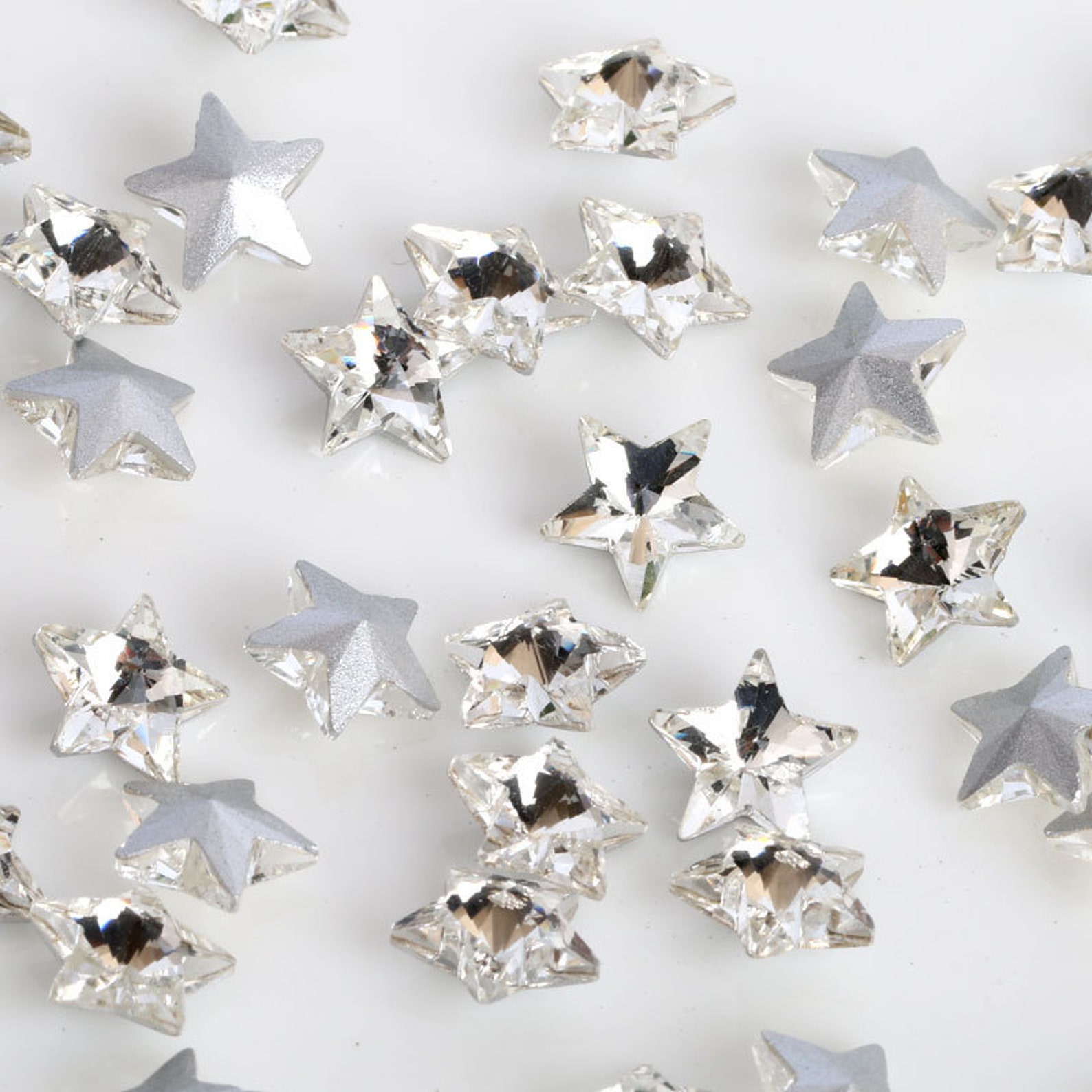 6mm/8mm/10mm Pointed Back Rhinestonesstar Rhinestonesdiy - Etsy