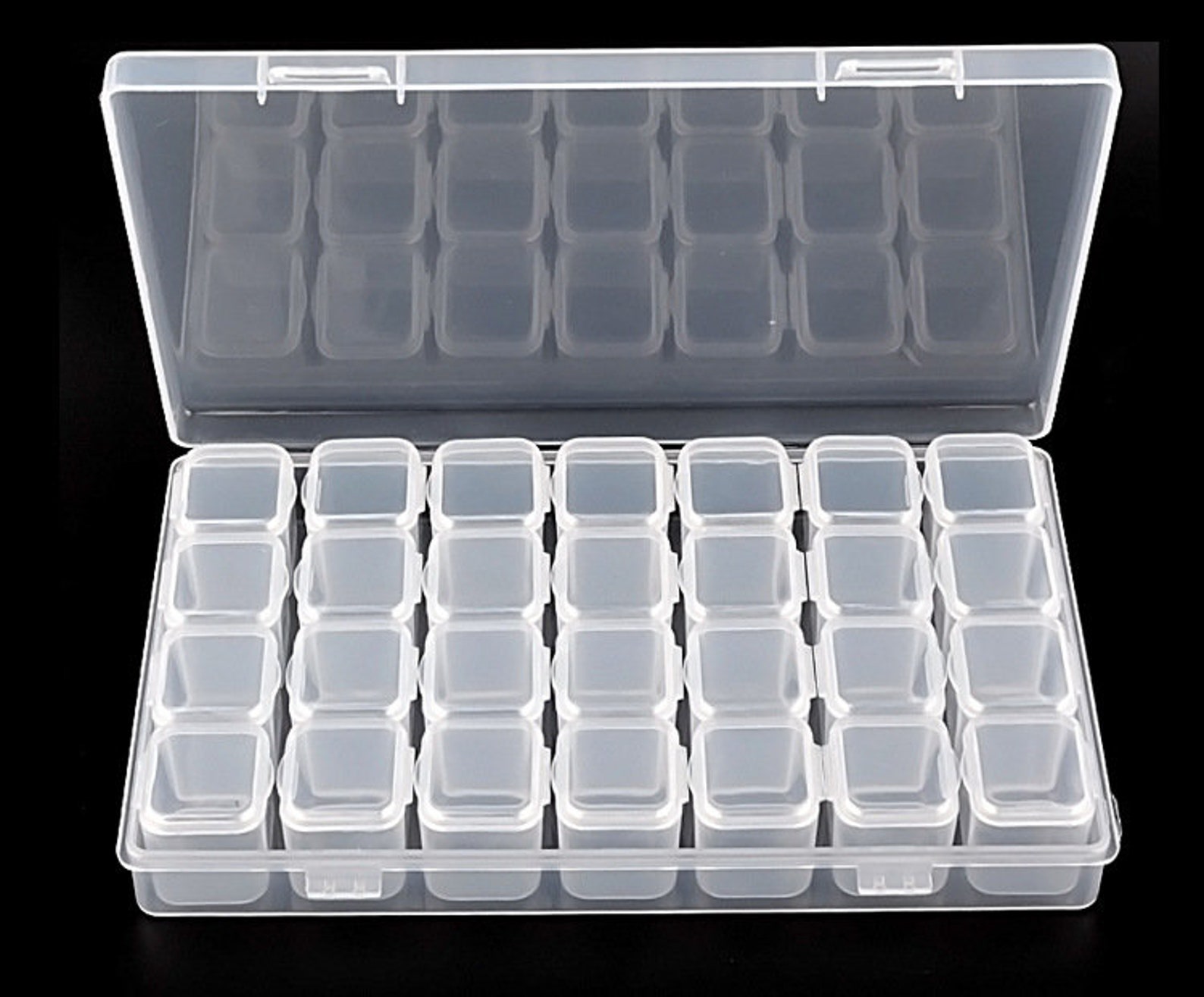 Free Shipping 28 Slots Boxes Set Organizer Storage Containers Case for ...
