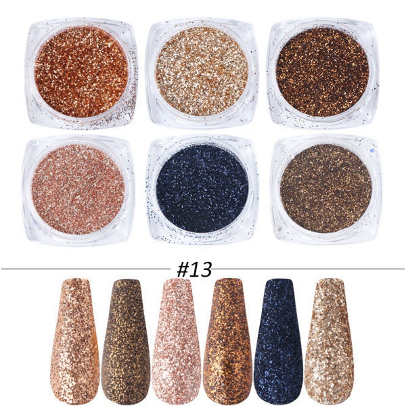 Nail Art Powder Dust Shimmer Decorationshiny Nail - Etsy