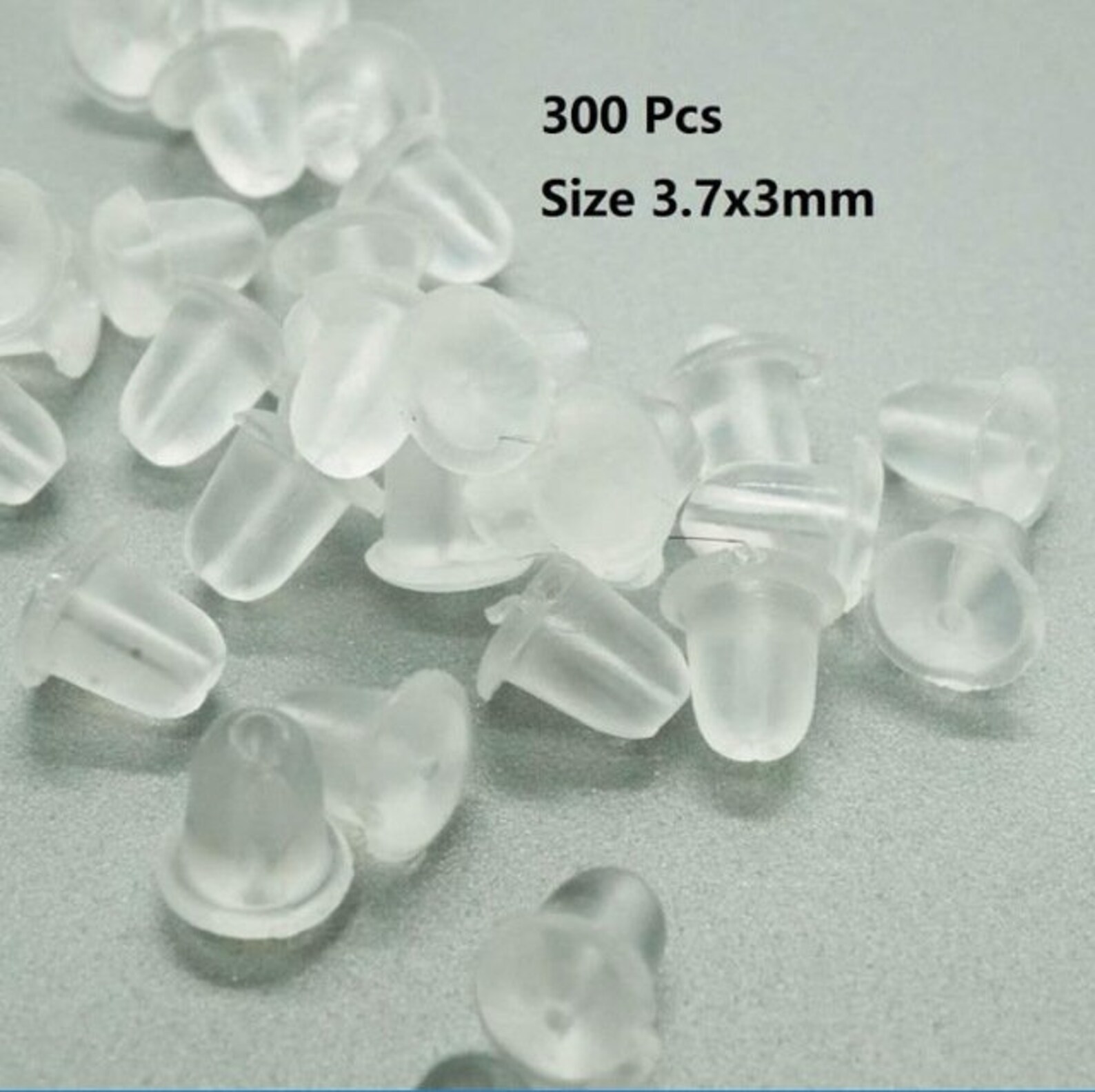 300pcs/lot Safety Bullet Stopper Earring Backs for Making - Etsy