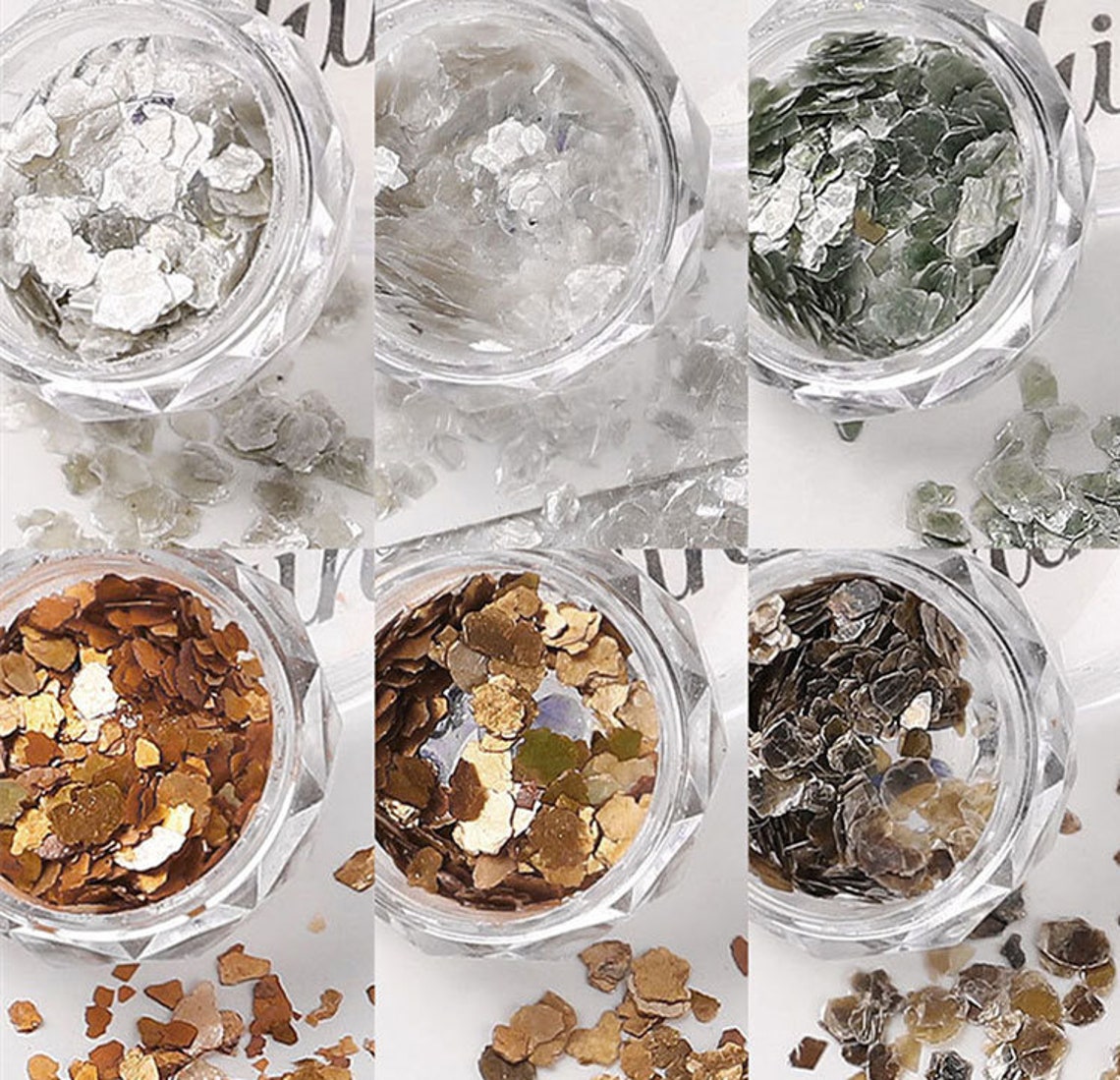 A Set of Irregular Mica Sheet Decal Decorationsdiy Deco - Etsy