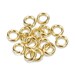 100 Pcs Gold Plated Stainless Steel Loopopen Jump Rings for - Etsy