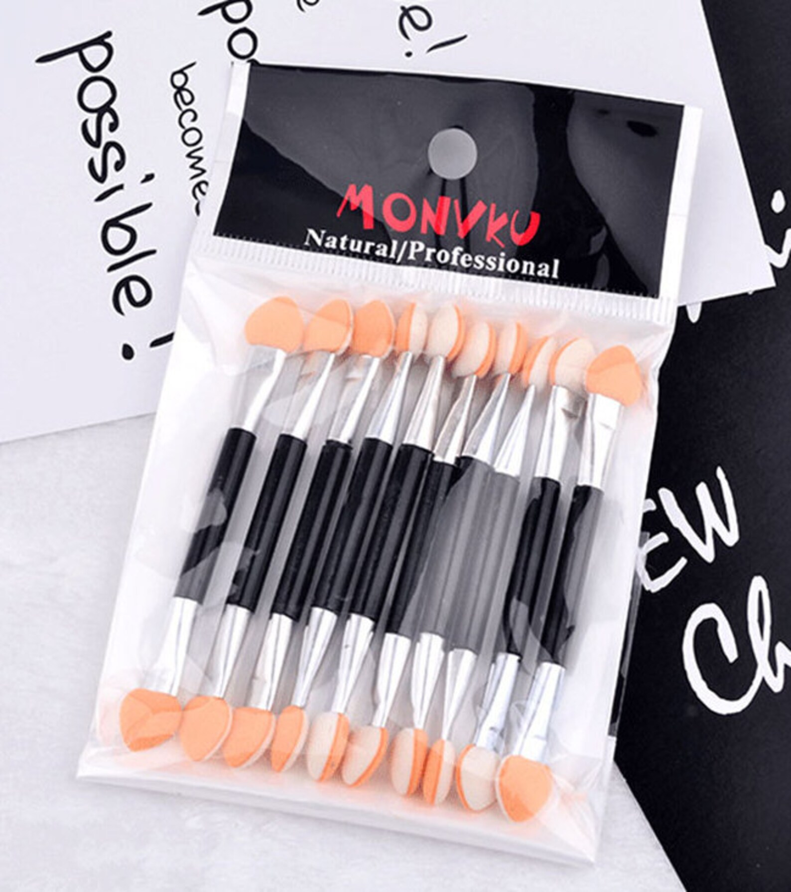 10 Pcs Eye Shadow Applicator Disposable Double Sides Eyeshadow - Etsy