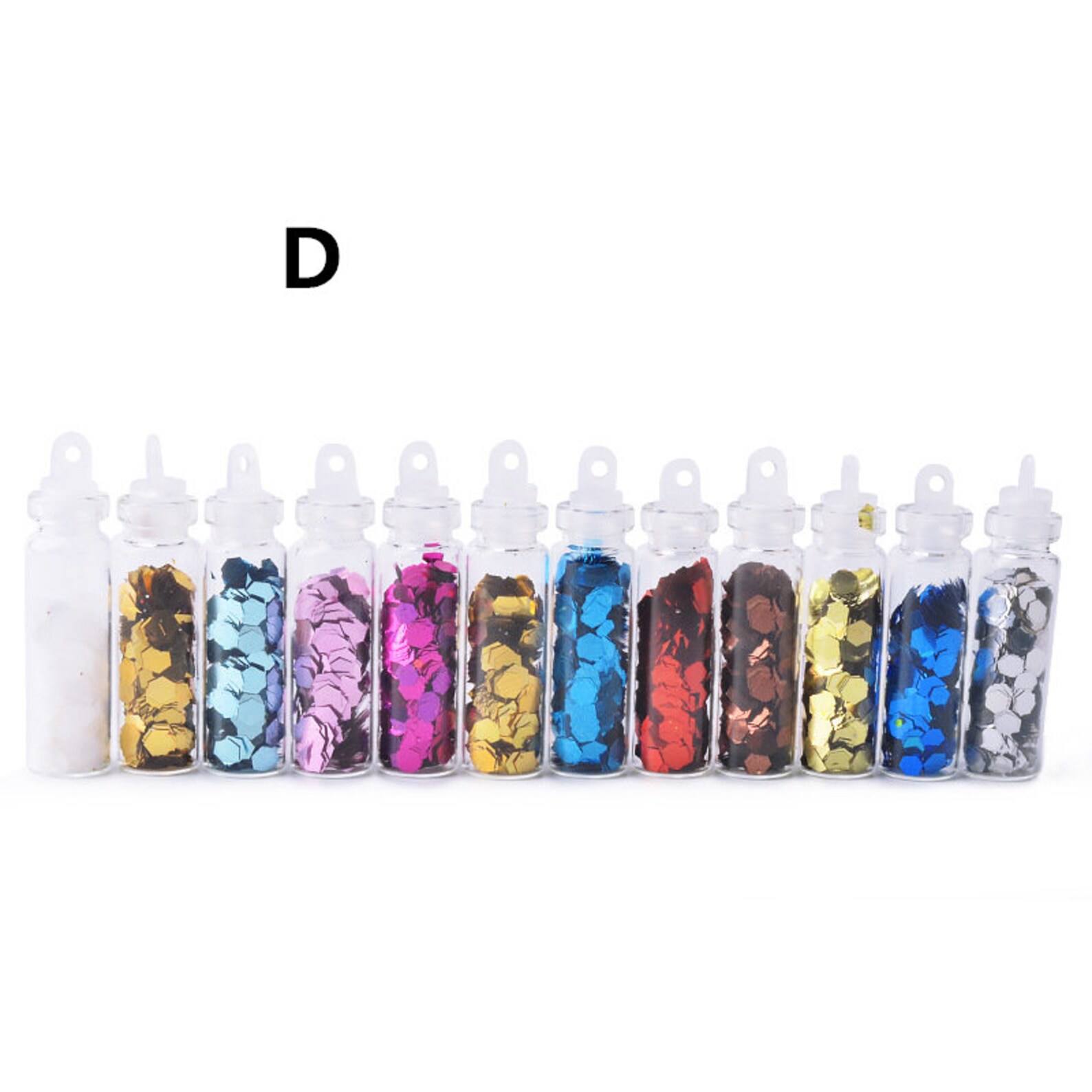 12 Bottle Sequins Decorationsdiy Deco Blingmixed Sequins | Etsy