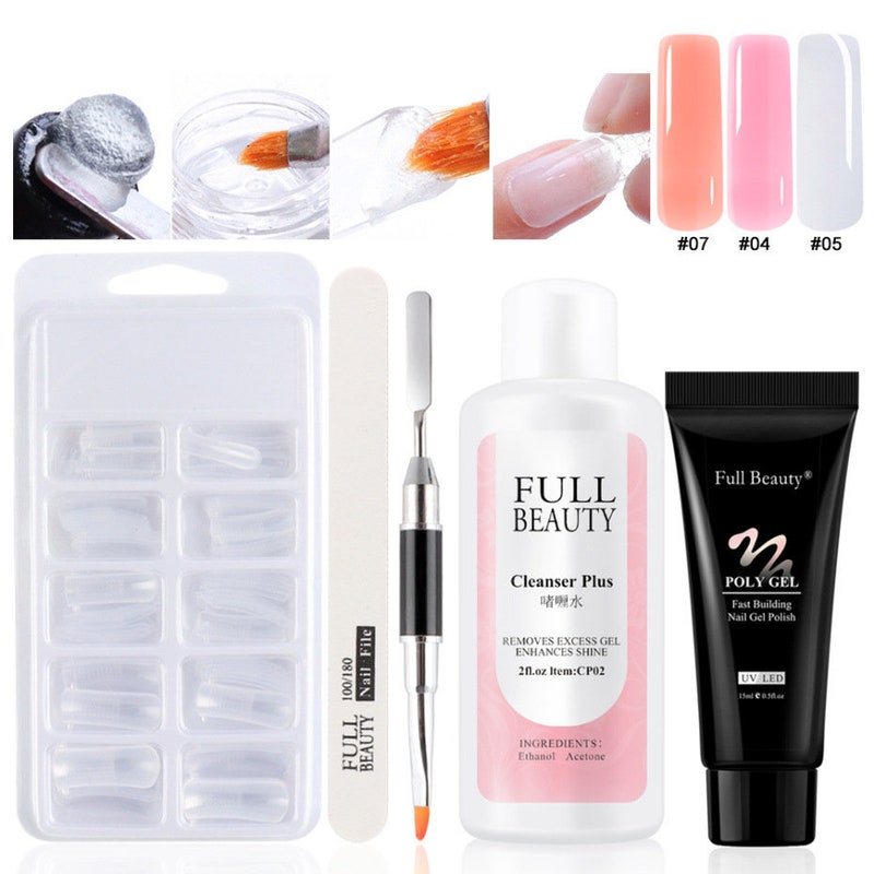 Fake Gel Nails Kit - Etsy