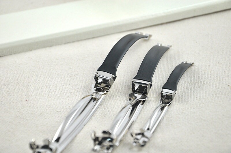 6-10cm Silver Metal Hair Clips With Rubber Rubber Hair - Etsy