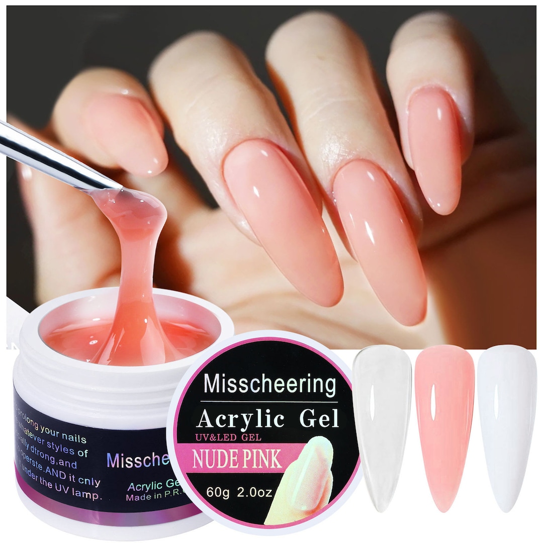 3 Colors Nail Gel Nail Extension Gel, Natural Camouflage UV/LED Nail ...
