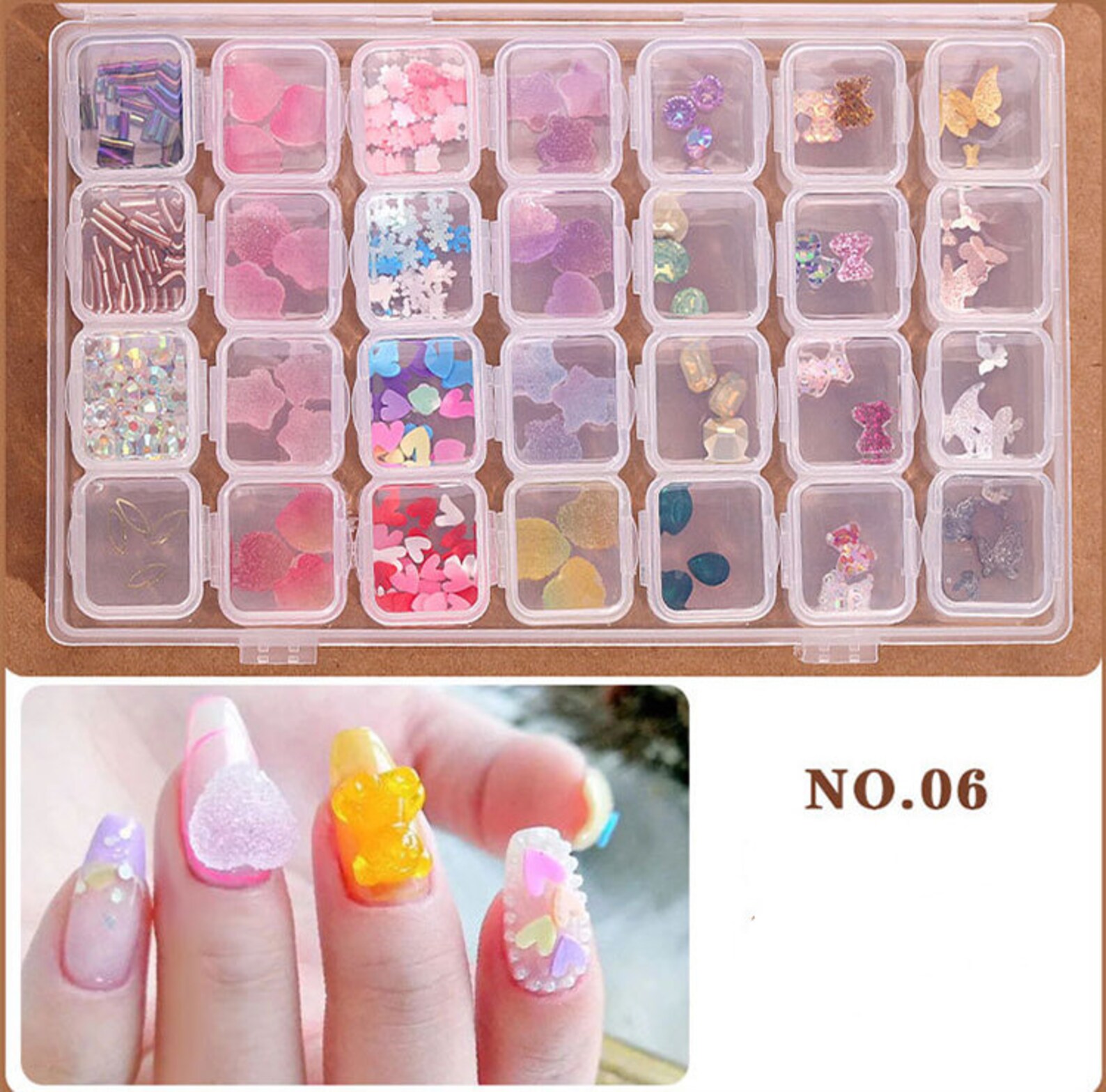 A Set of Mixed Rivet Decorationsdiy Deco Blingmetal for Nail - Etsy