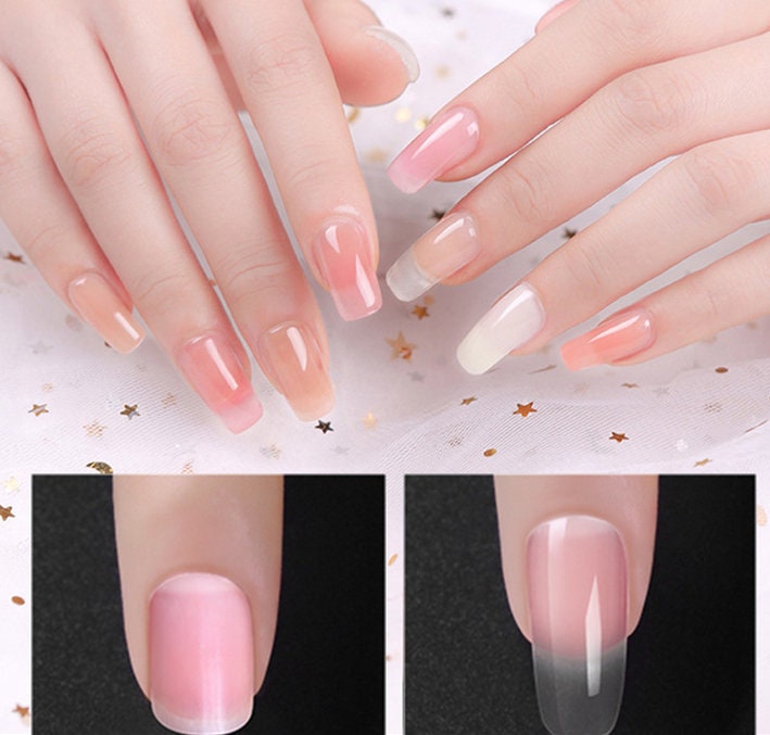 9 Colors 30ml Nail Gel Nail Extension Gelpoly Gel Natural | Etsy