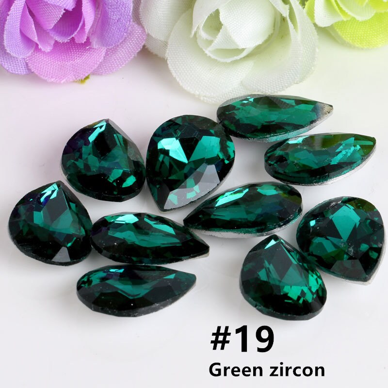 50 Pcs Water-drop Rhinestoneswedding Dress Clothing - Etsy