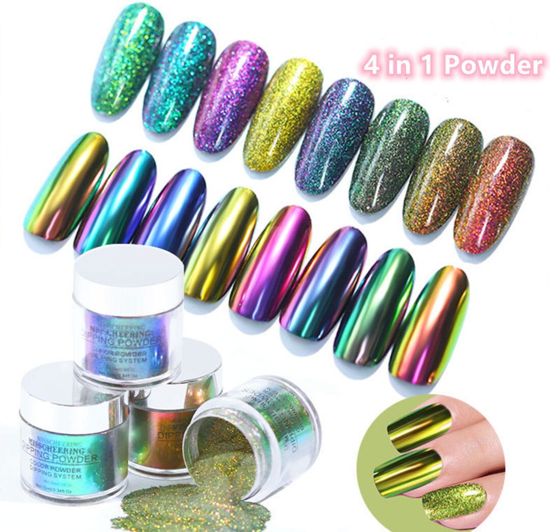 4 in 1 Infiltration Dipping Powder Nail Art Decorations,12 Colors ...