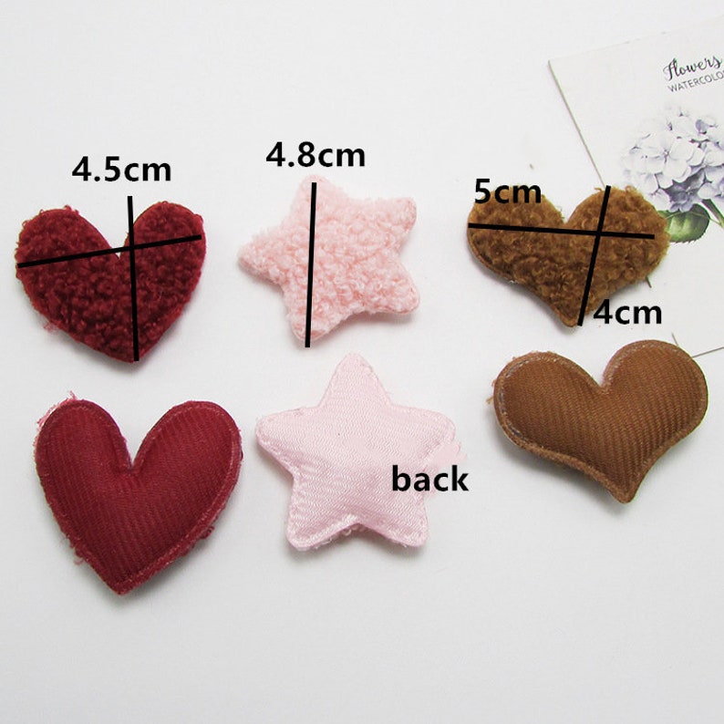 Star Padded Appliques for Children Headwear Hair Clip - Etsy