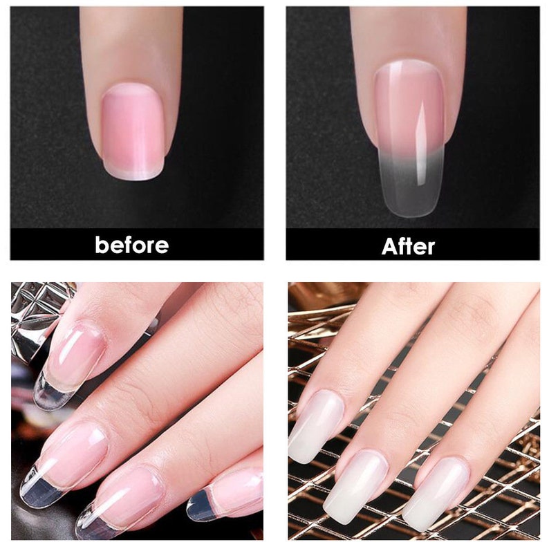 4 Colors Painless Fiber Gelextend Nail Gel Nail Extension - Etsy