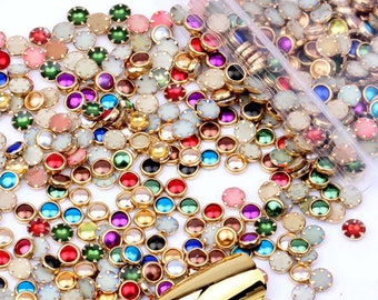 Flat Back Beads | Etsy