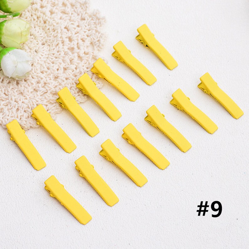 10/20 Pcs 3.5cm Metal Snap Clips BB Clipoval Blank Baby - Etsy