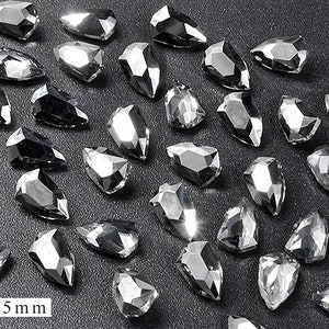 10 Pcs Shield Pointed Back Rhinestones,7 Color Diy Deco Bling ...