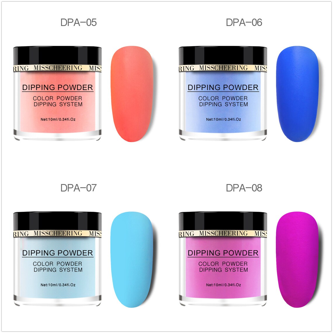 Neon Phosphor Dipping Powder Nail Art Decorations Fluorescent | Etsy