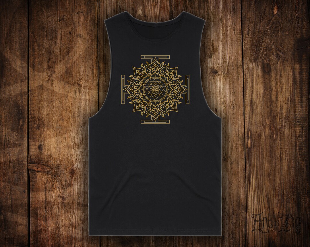 Yoga Clothes Sri Yantra Sacred Geometry Clothing Chakra Mandala Top ...