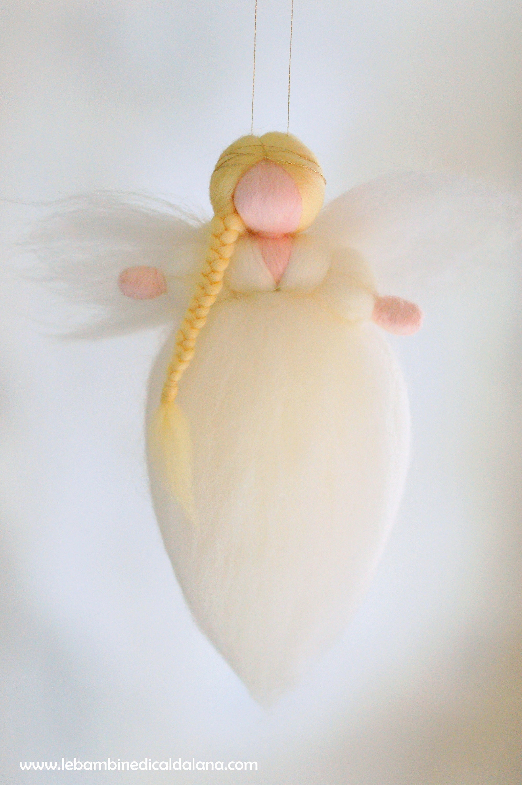Soft Ivory Angel Fairy Tale Wool Waldorf Inspiration Home - Etsy