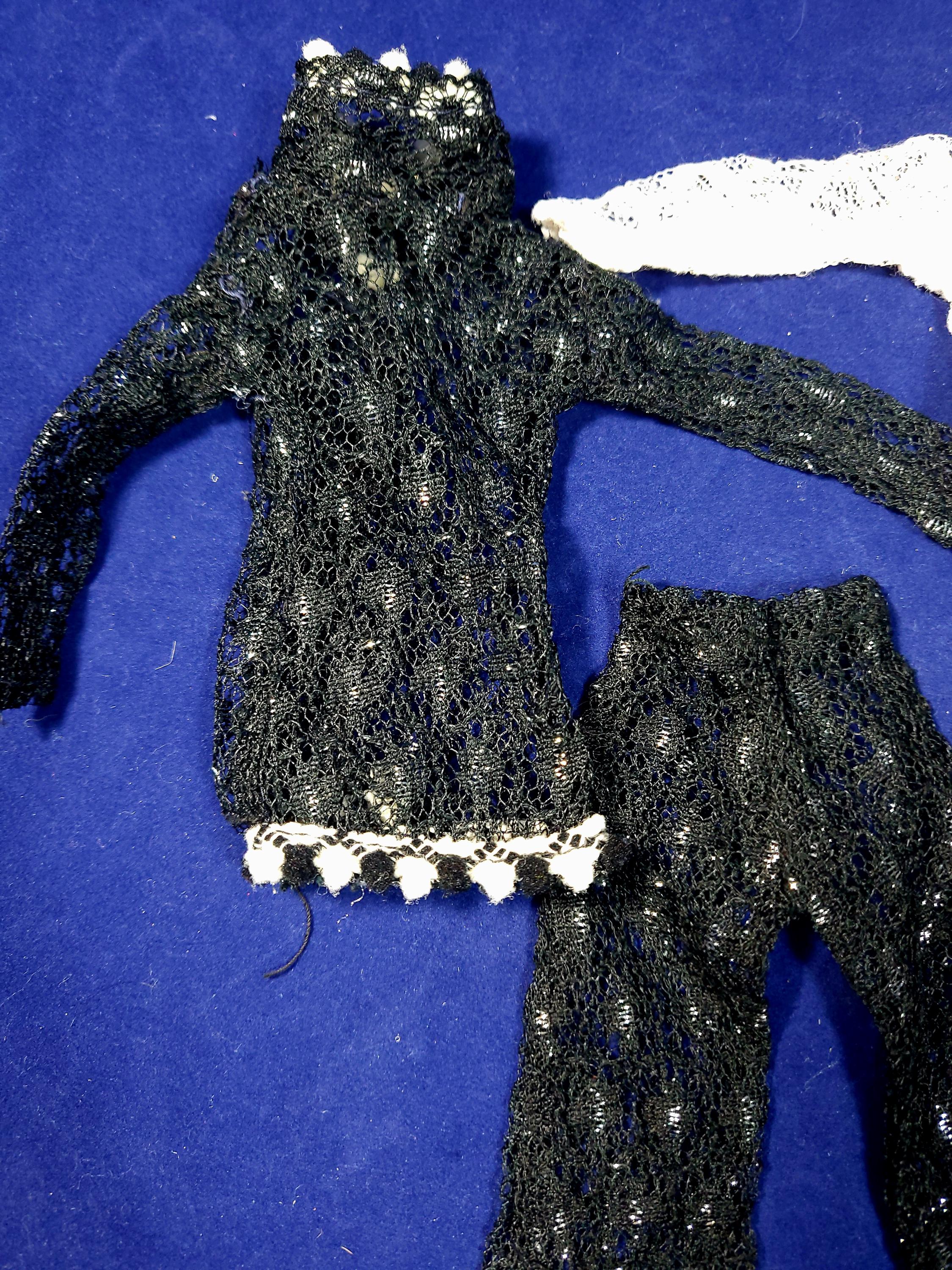 Vintage Barbie Maddie Mod Black Lace Pants Set - Etsy