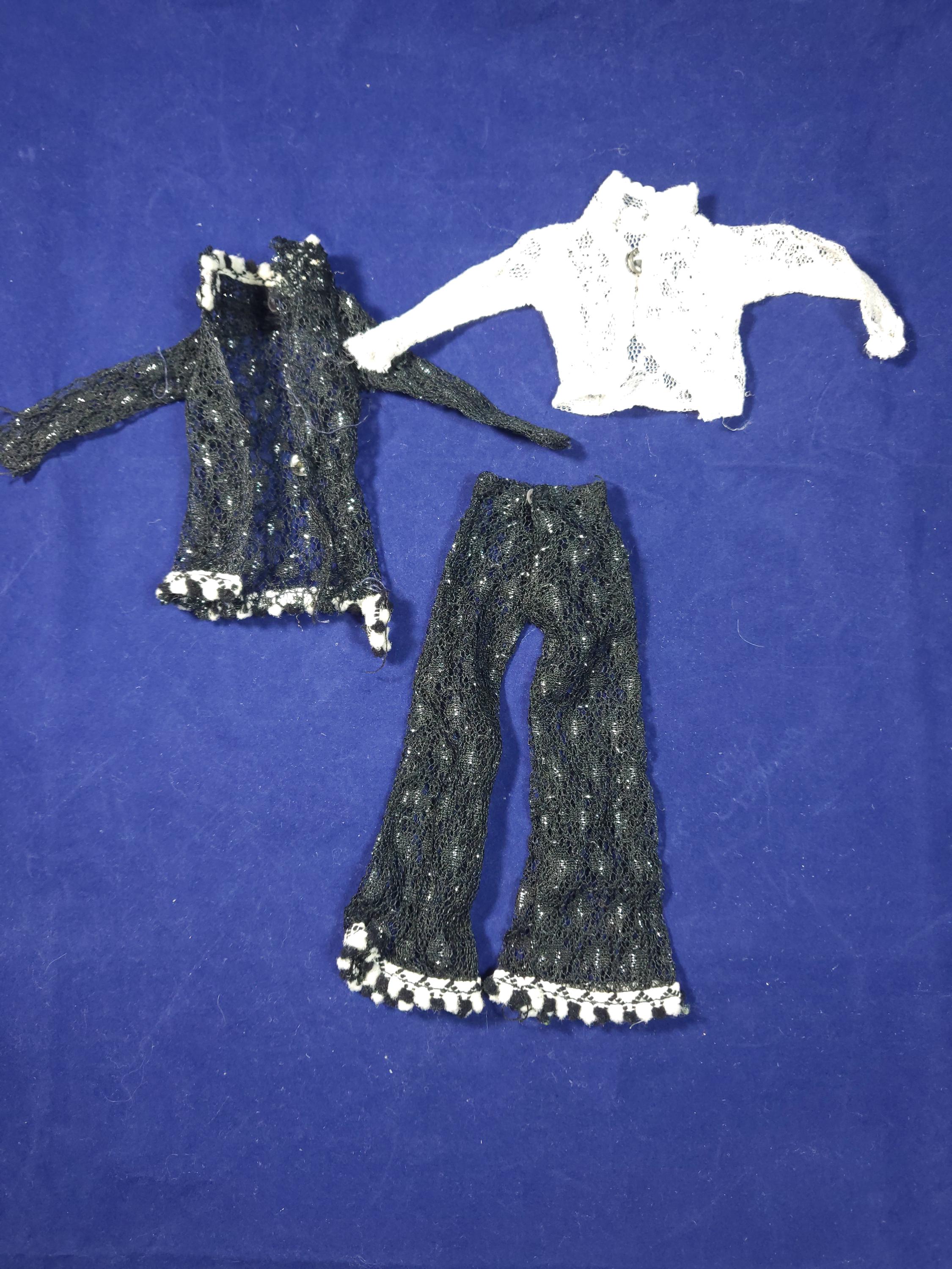 Vintage Barbie Maddie Mod Black Lace Pants Set - Etsy