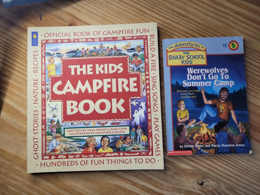 The Kids Campfire Book and Werewolves Don't Go to Summer Camp Vintage ...