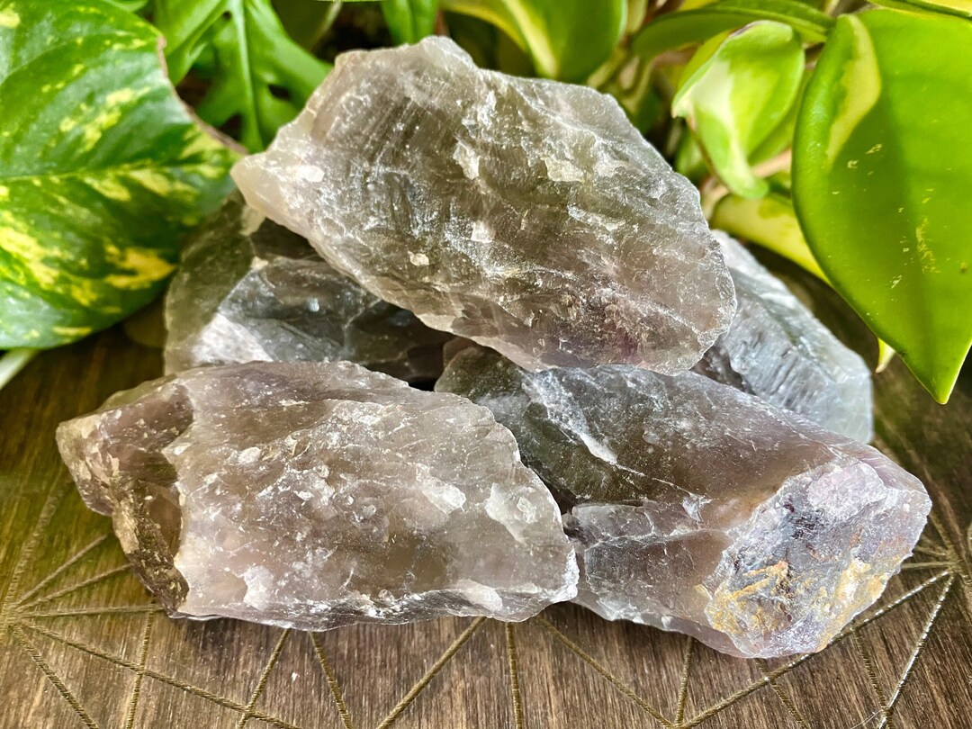 Emerald Auralite Crystal Wand Large | Rare Canadian Hand Carved Point ...
