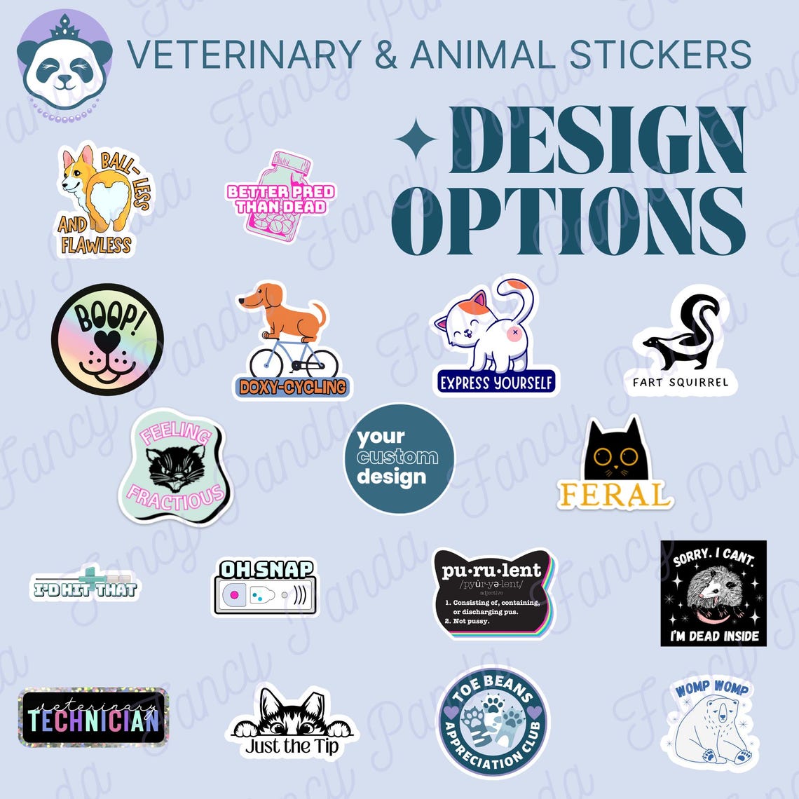 Veterinary Stickers | Funny Sticker Gifts | Animal Stickers | Vet Tech ...