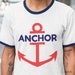 Anchor Ringer T-shirt From One Piece - Unique Anime Tee for Fans ...