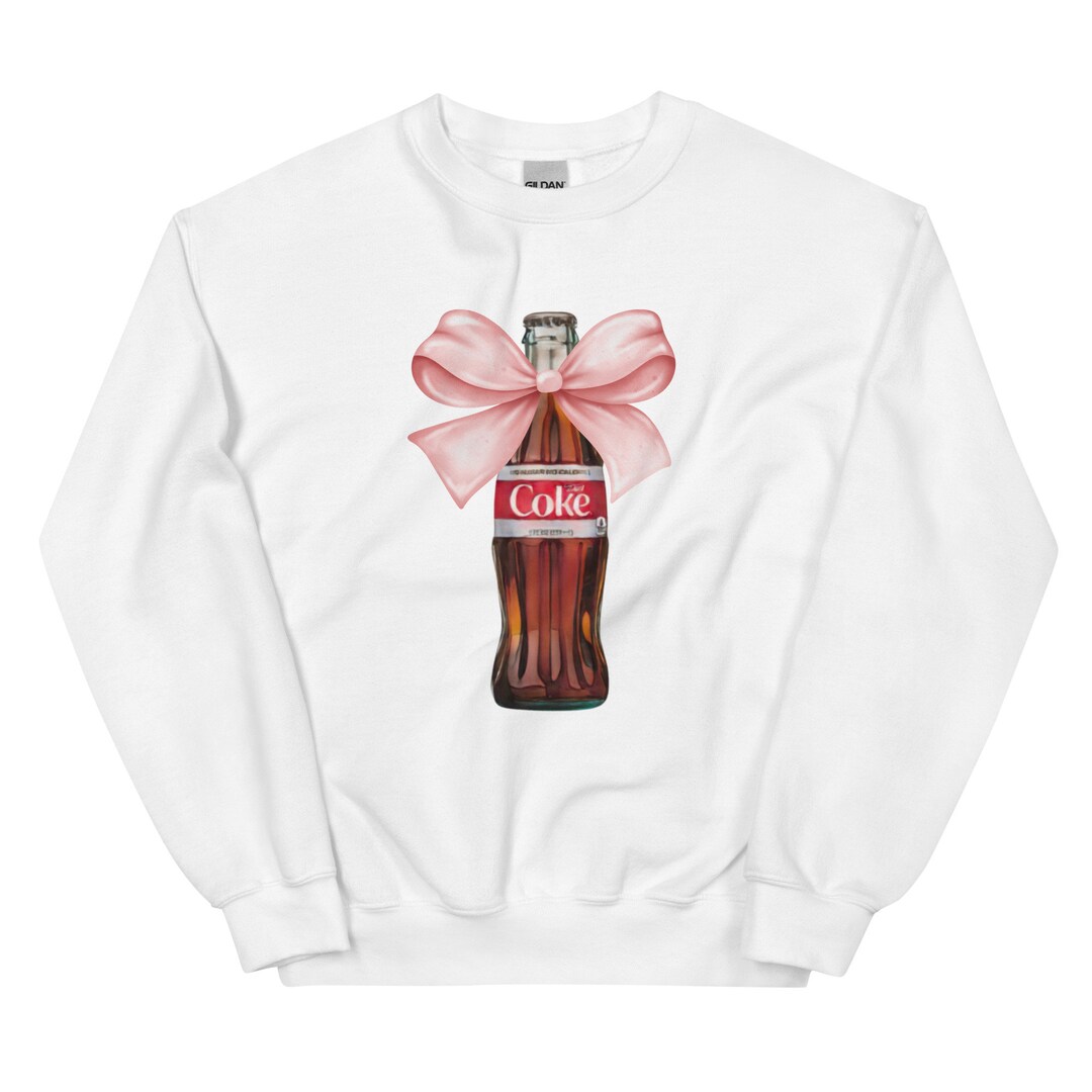 Diet Coke Coquette Women's Sweatshirt, Diet Coke Sweatshirt, Cute ...