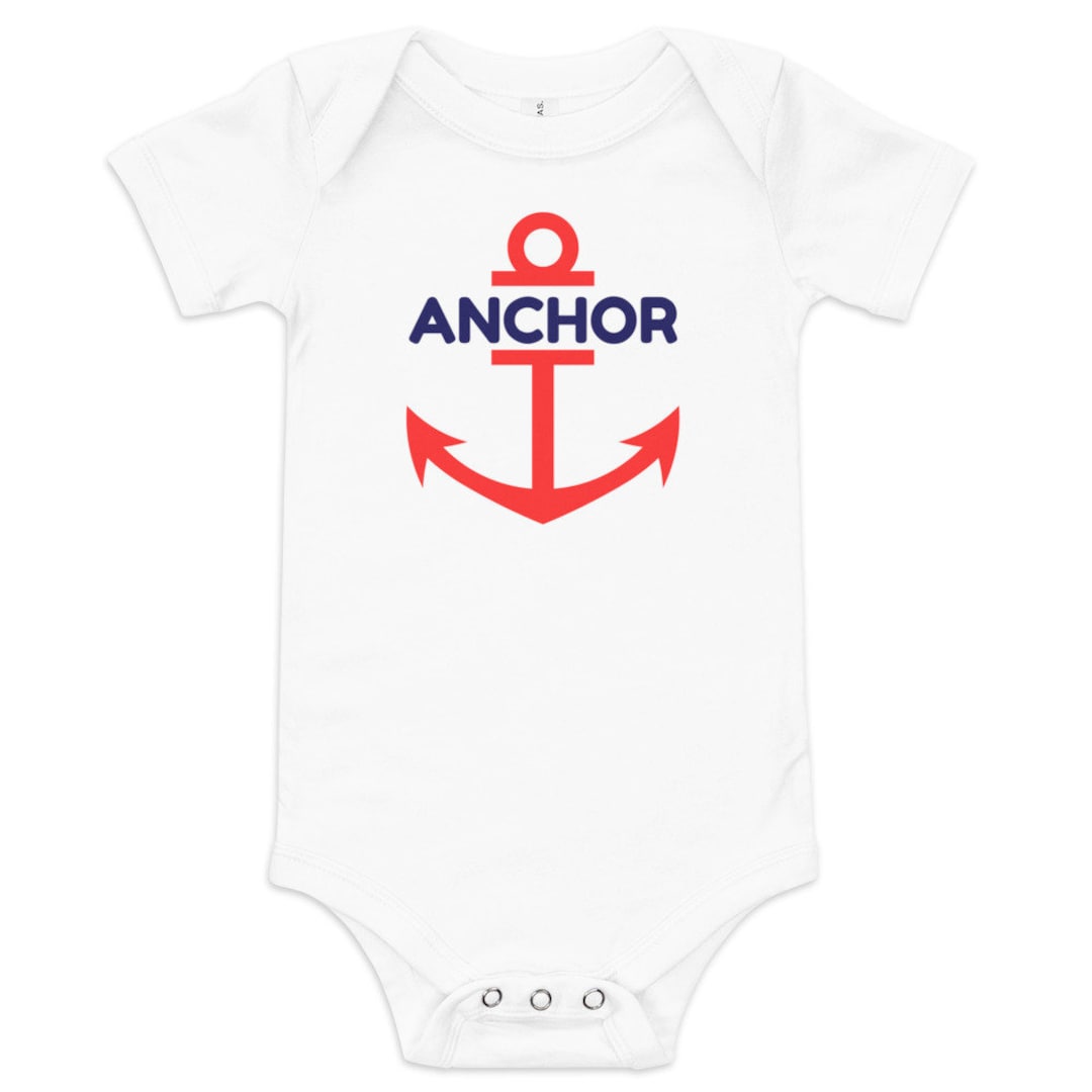 One Piece Anchor Baby Onesie, Anime Baby One Piece, Monkey D Luffy Baby ...