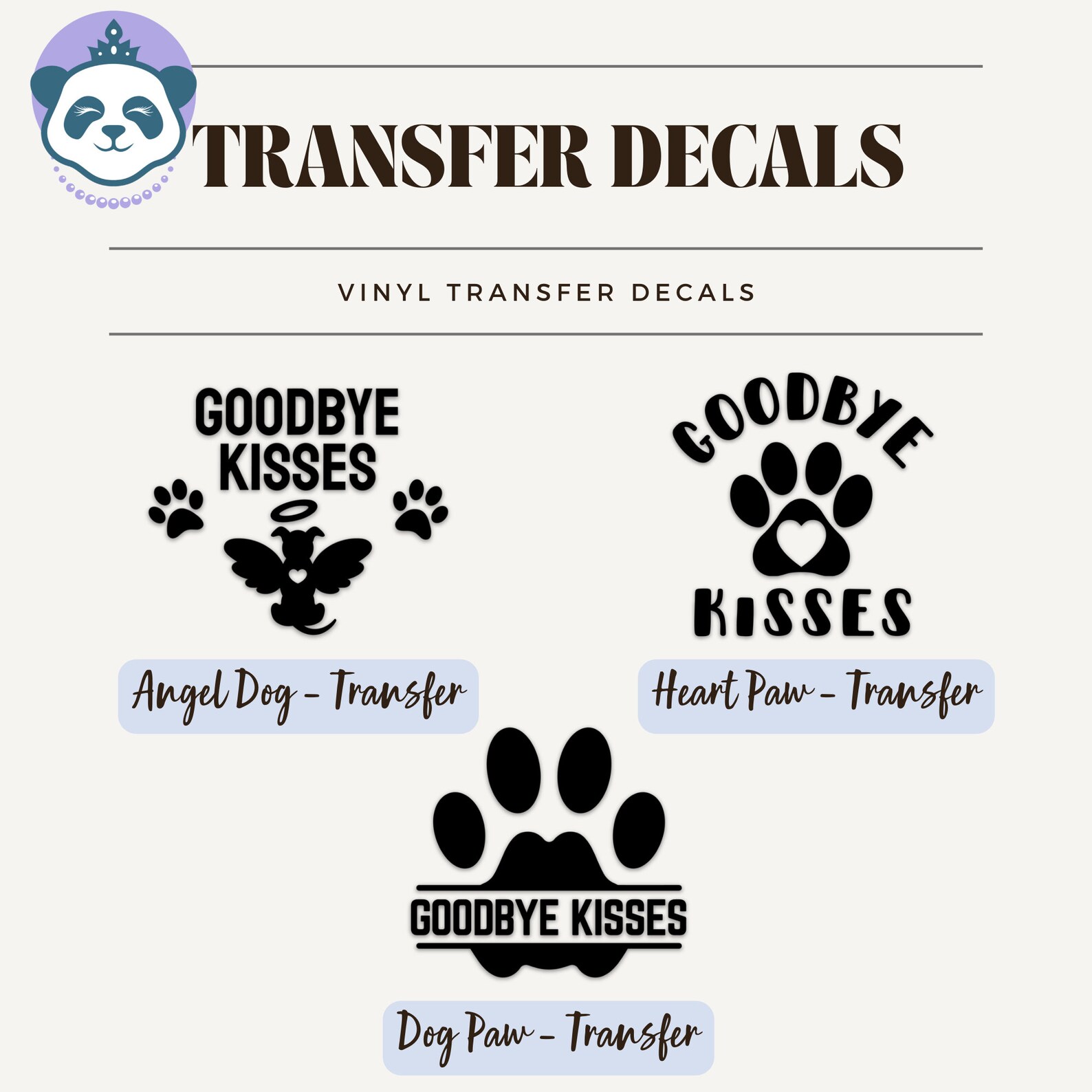 Goodbye Kisses Acrylic Treat Jar, 24 Oz Jar, Vet Clinic Jar, Pet Loss ...