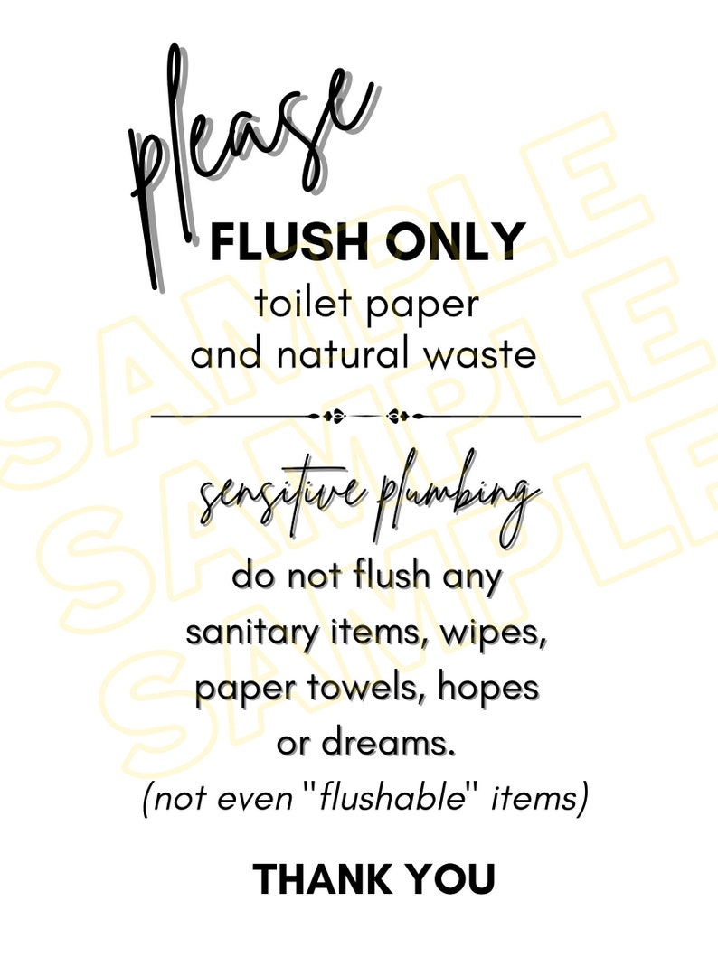 Printable JPEG for Septic Tanks in Bathrooms / Guest Bathrooms ...