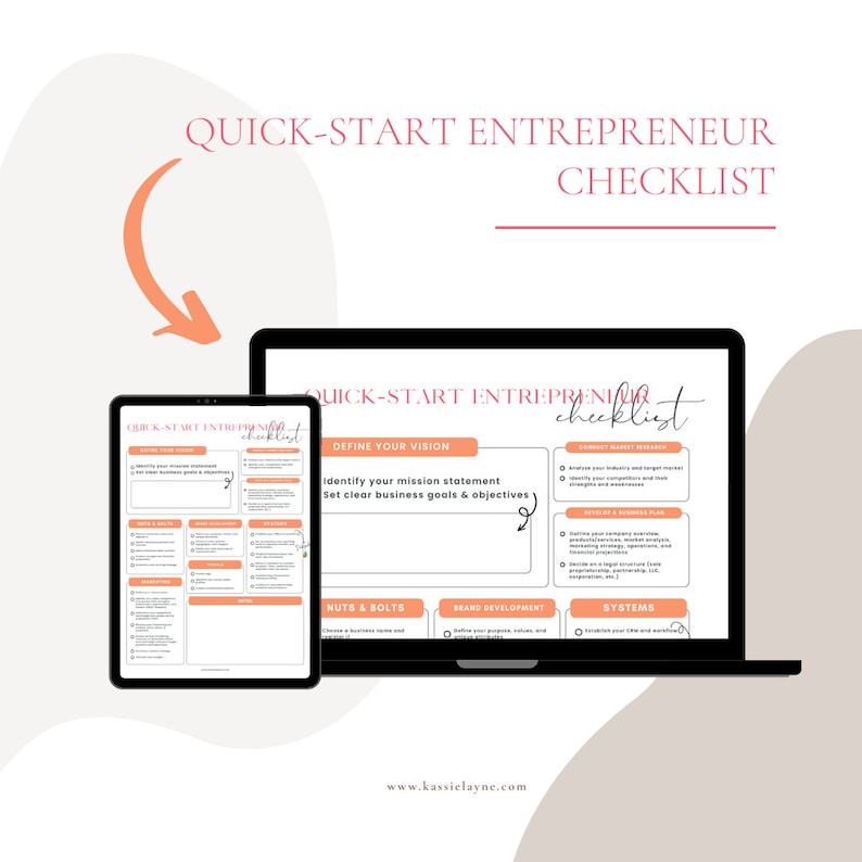 Entrepreneur Quick-start Checklist – New Business Guide (digital Download) - Etsy
