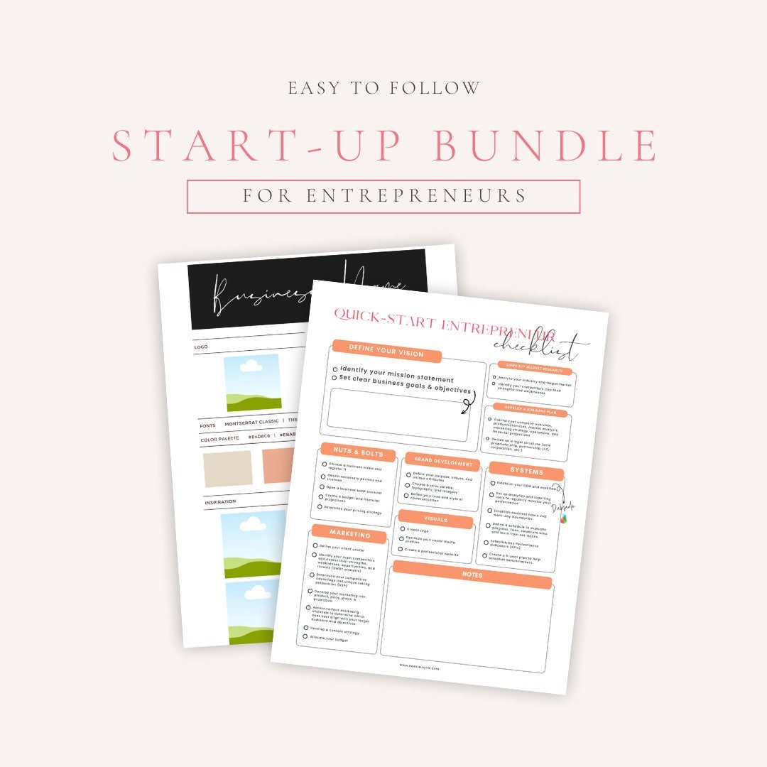 Entrepreneur Quick-start Checklist - Essential Guide for New Business ...