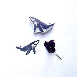 Large Whale Stamp - Etsy