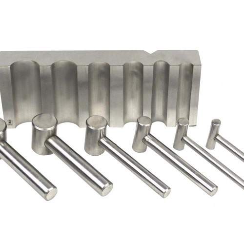 Steel U-channel Swage Forming Dapping Block W/ 8 Hammer - Etsy