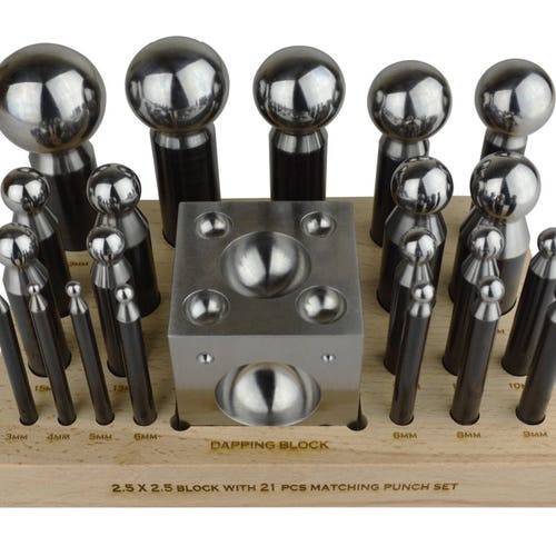 43-piece Multi-purpose Metal Forming Dapping Set W/ Block - Etsy
