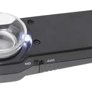 LED Flash High Power Loupe 15 X 21 MM Jewelry Making Gemstone Diamond ...