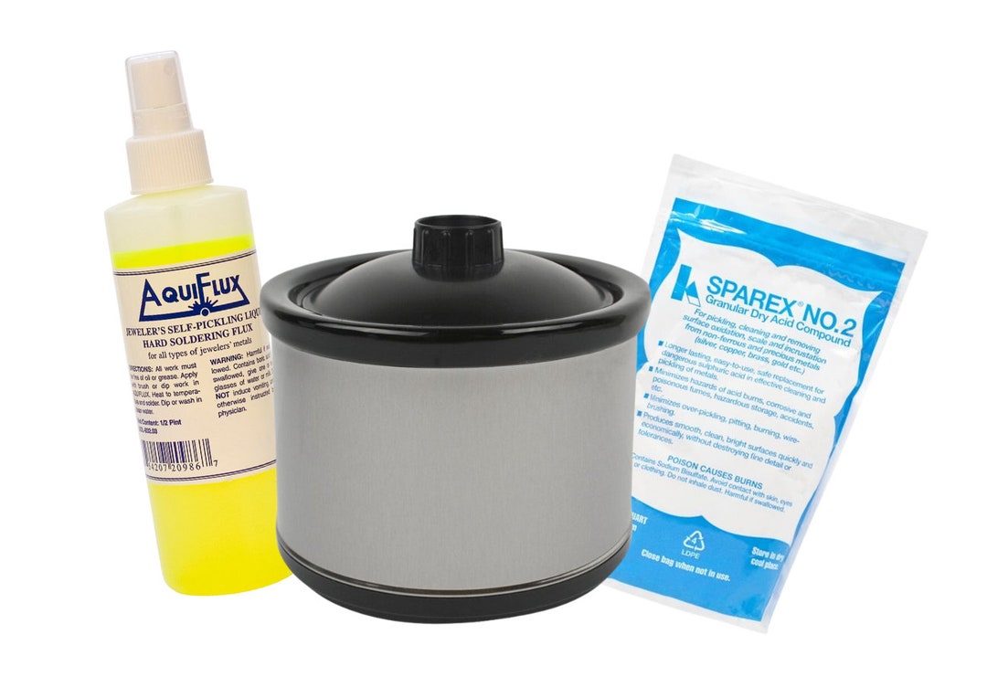 Complete Jewelry Soldering and Pickling Kit With Aquiflux Flux ...