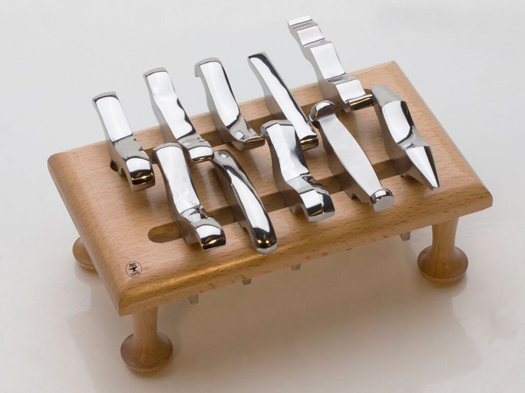 12-piece Mini Stake Forming Tool Set With Stand and Vise for Jewelry ...