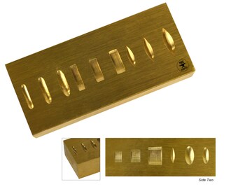 2-1/2 X 2-1/2 X 3/4 Steel Bench Block Metal Forming Jewelry Work ...