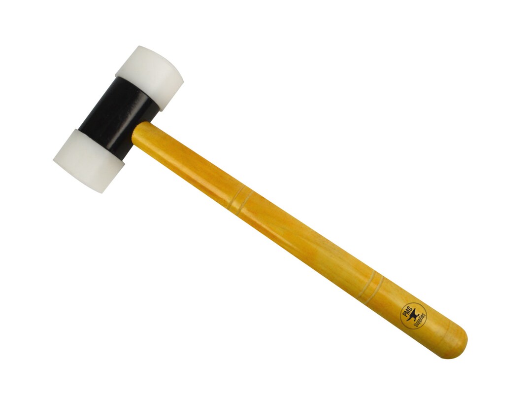 Nylon Hammer 1-1/2" Face Hammer W/ Removable Heads for Jewelry Making ...